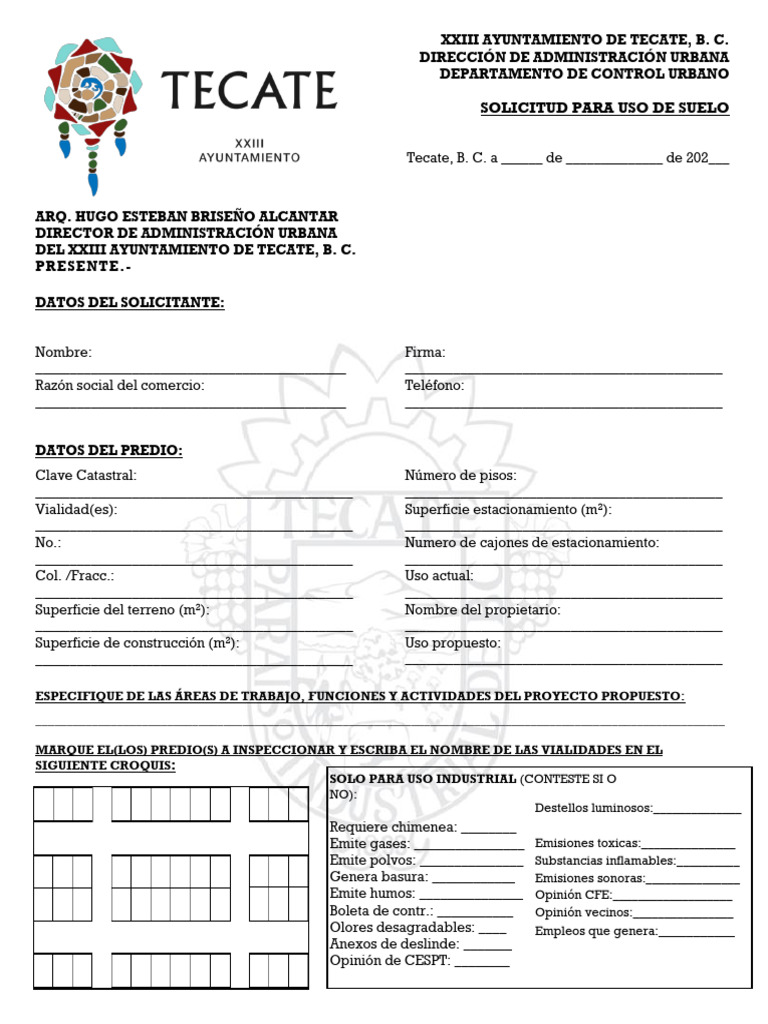 Uso de Suelo Tecate | PDF