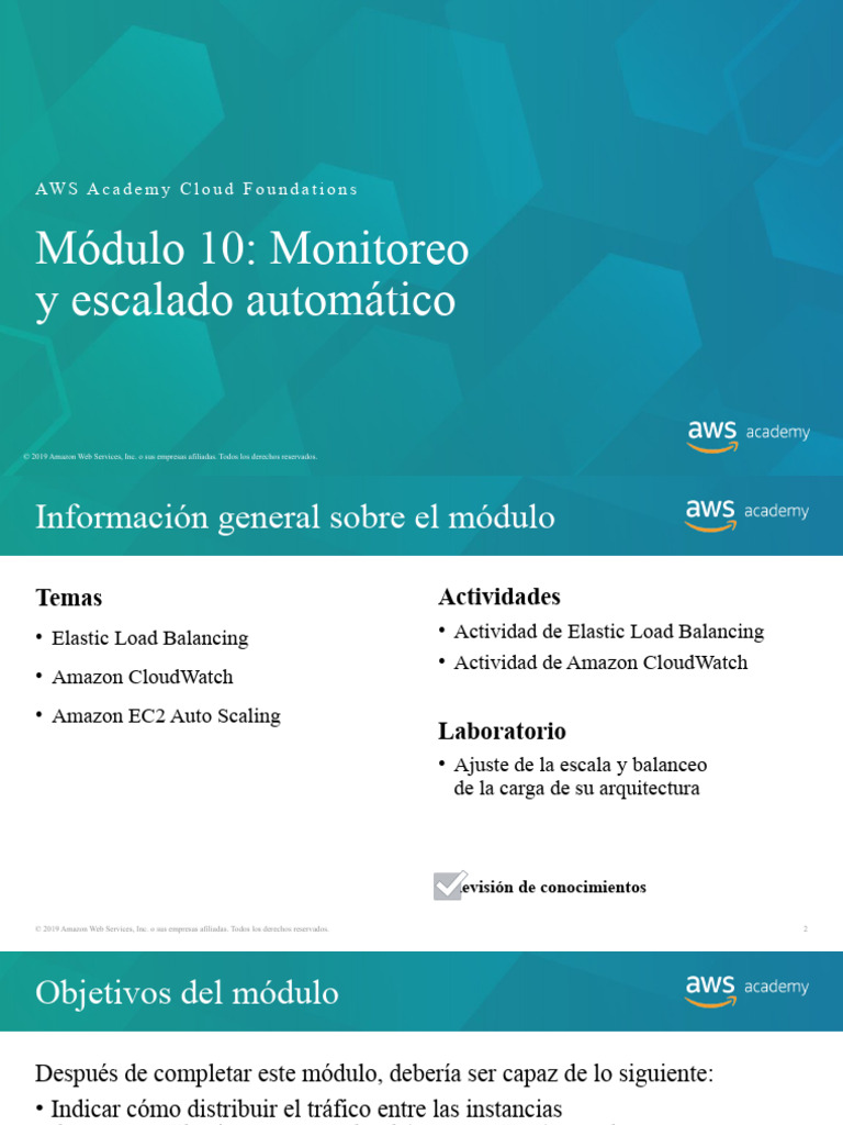 Monitoreo y Escalado en AWS | PDF