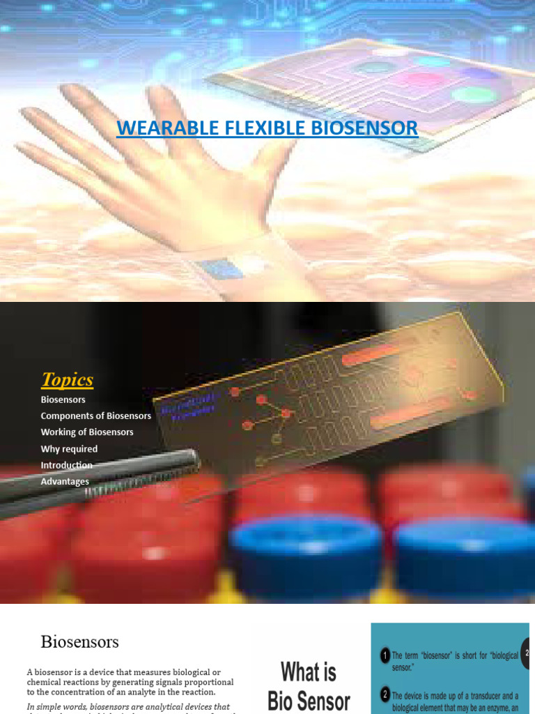 Wearable Flexible Biosensor | PDF