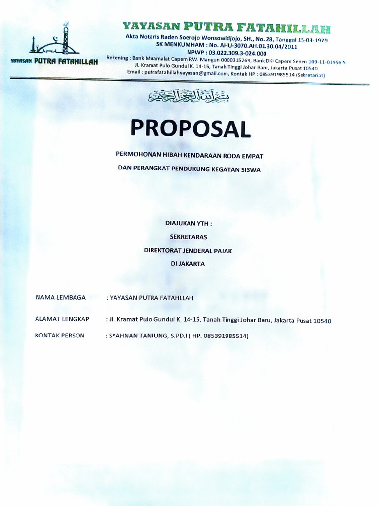Proposal SD | PDF