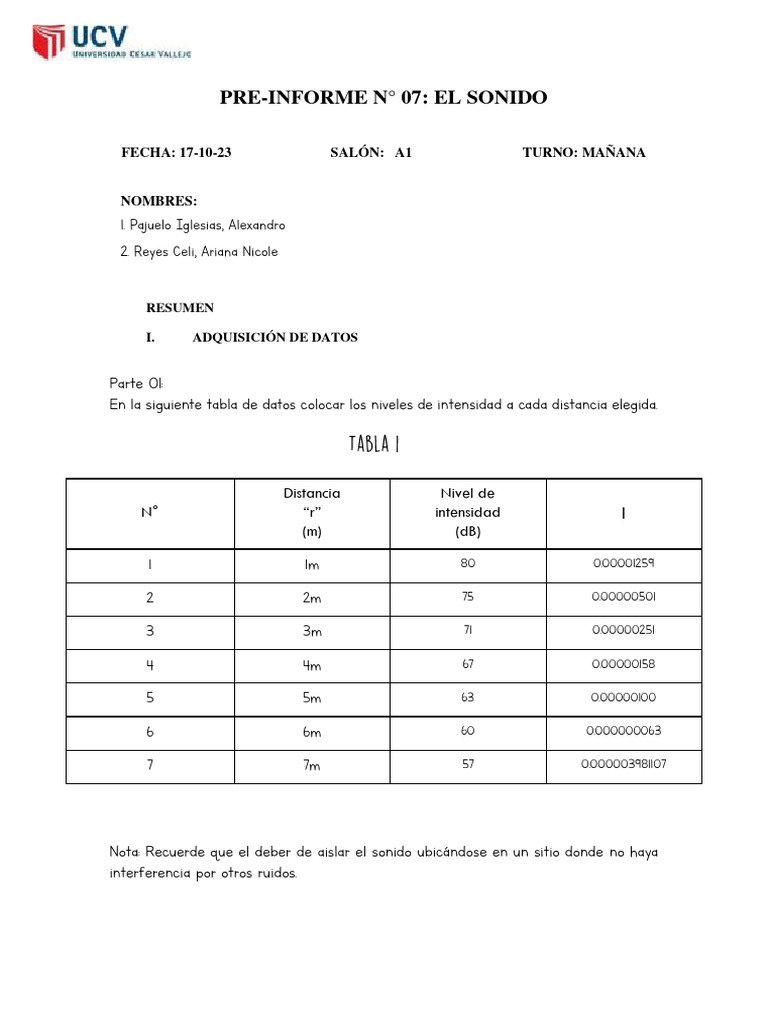 Fisica, Semana 07 | PDF | Decibel | Sonido
