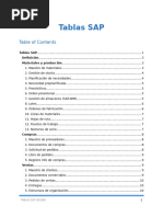 Tablas Principales de SAP Maestro de Materiales | PDF