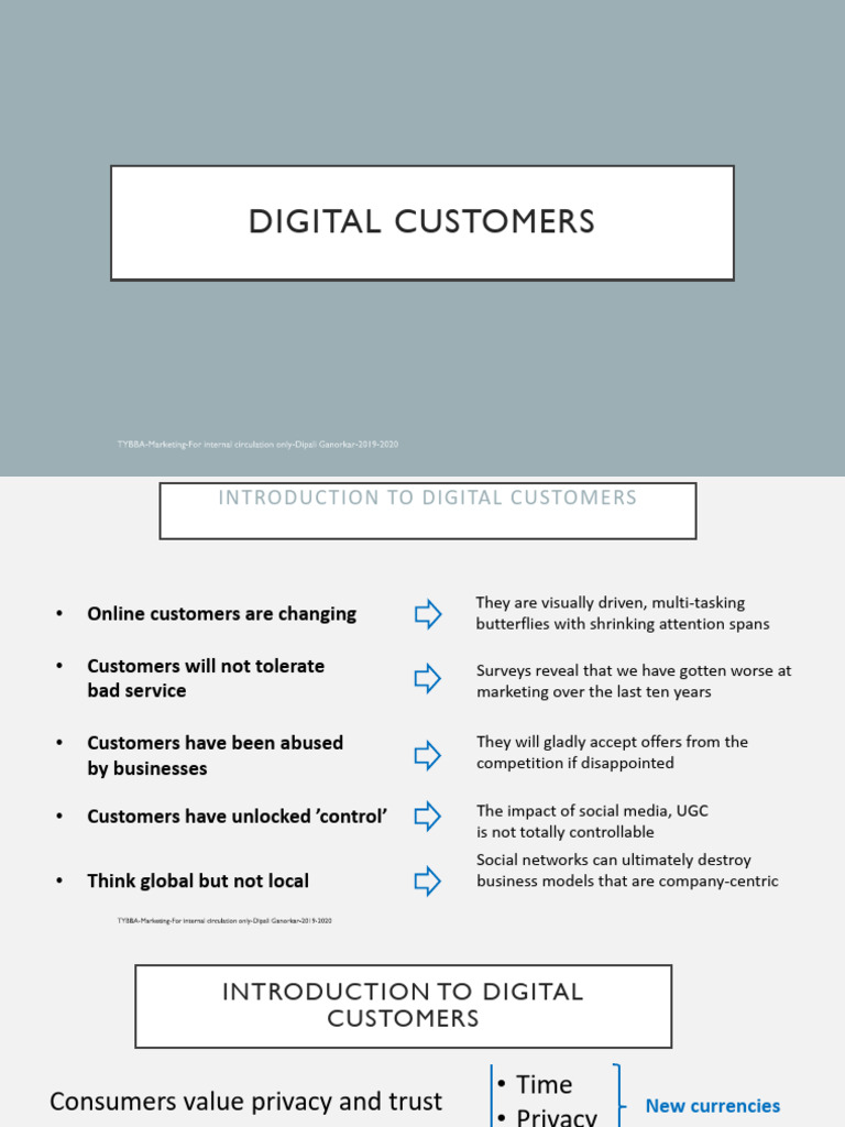 Digital Customers Unlocked | PDF | Career & Growth