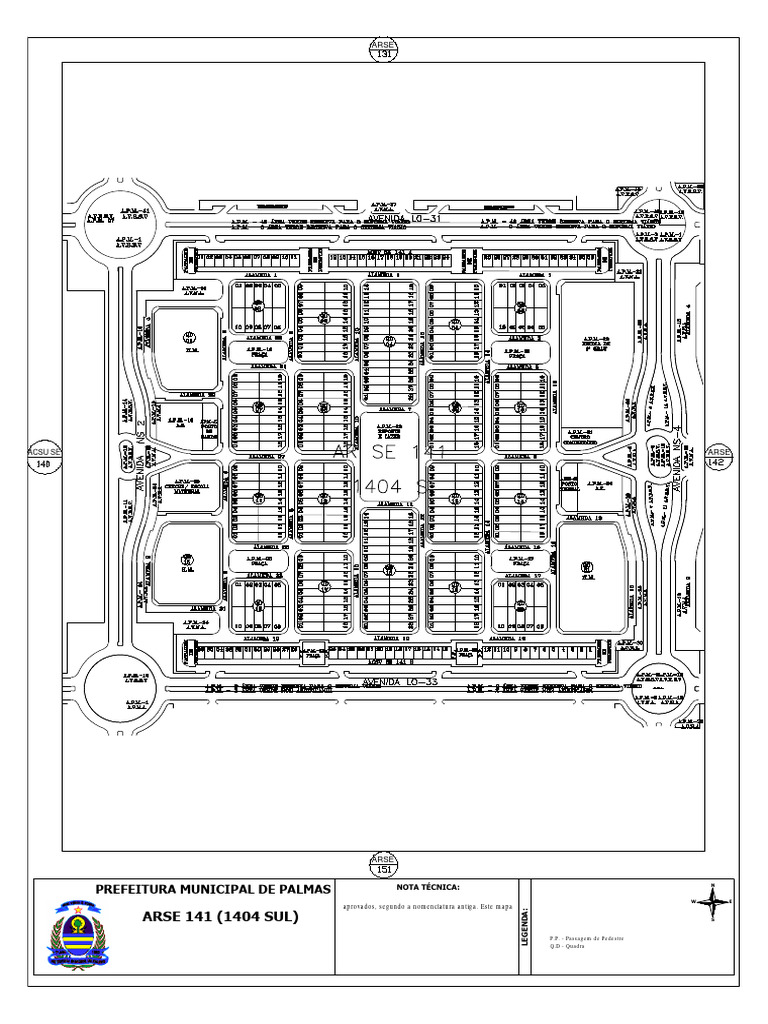 Mapa Arse 141 Palmas | PDF