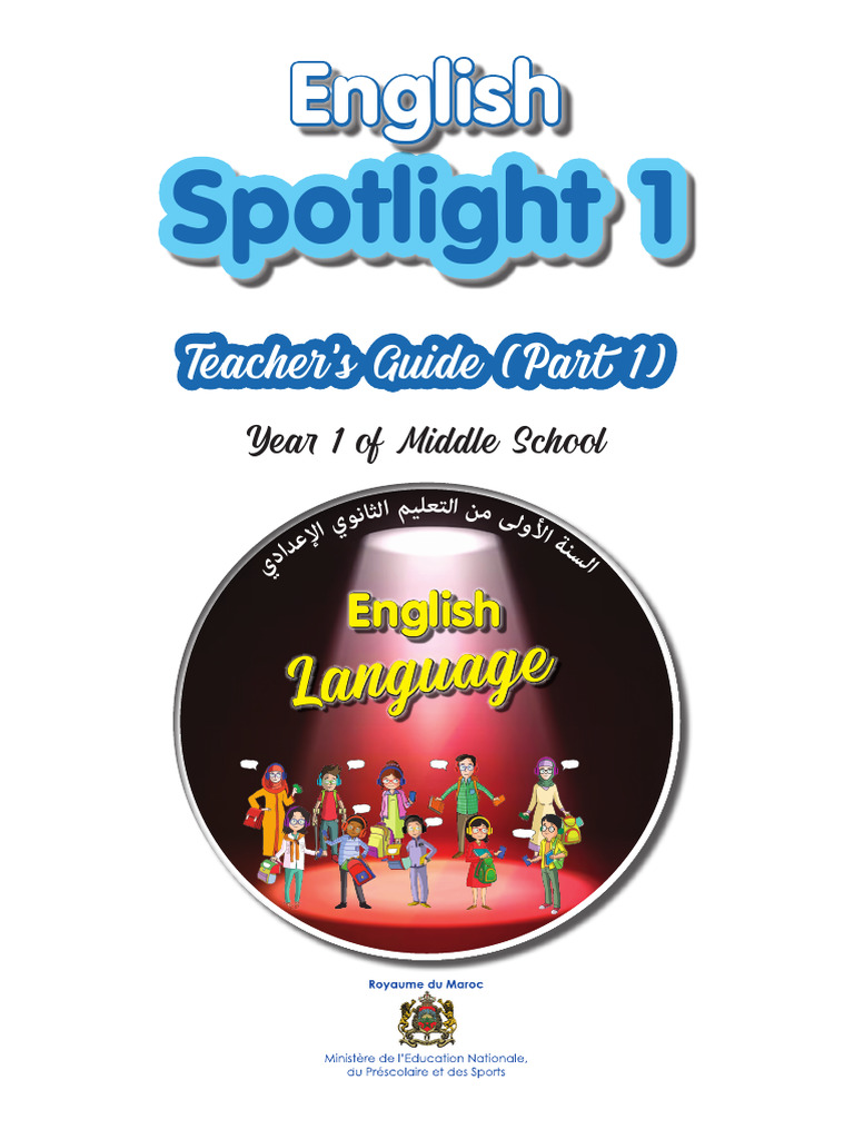 English Spotlight 1, Part 1 Teacher's Guide | PDF | Learning | Vocabulary