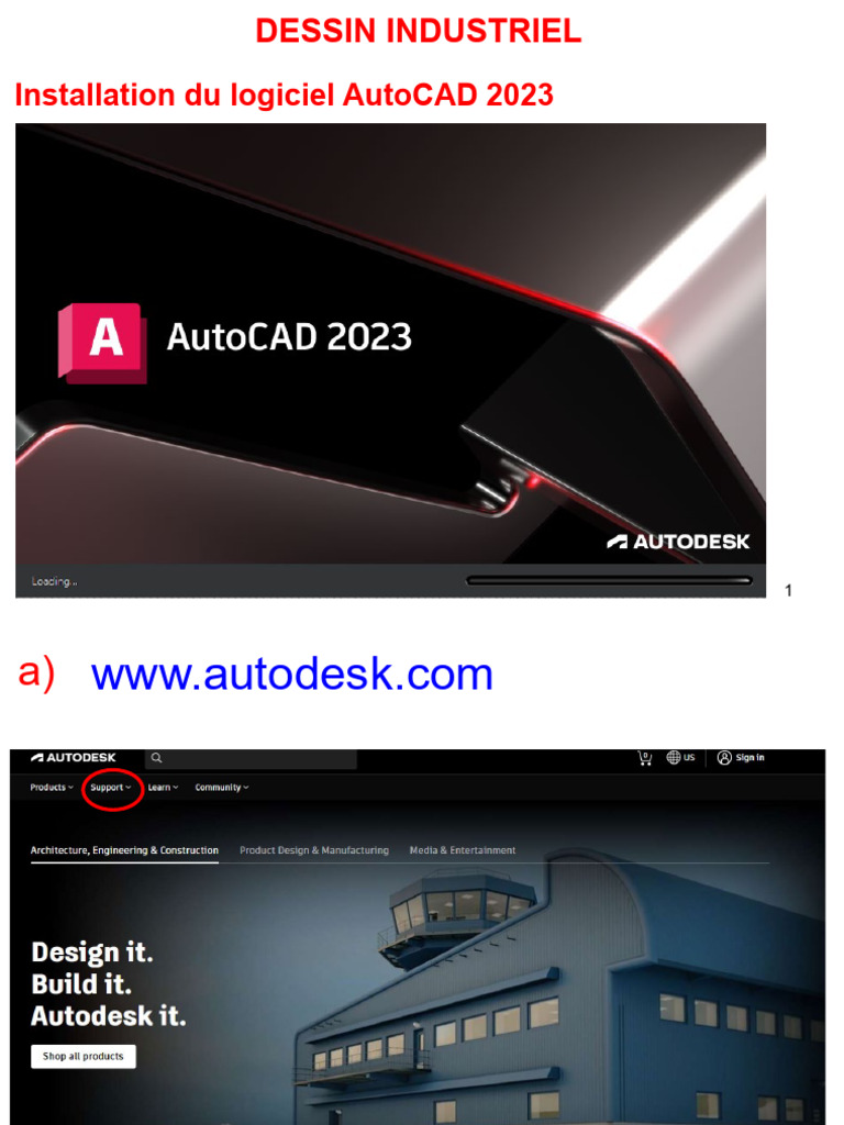 Dessin Industriel - Installation Autocad - 24fev2023 | PDF