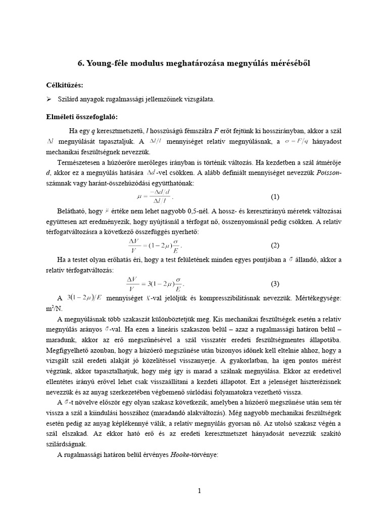 04 Young Modulus | PDF