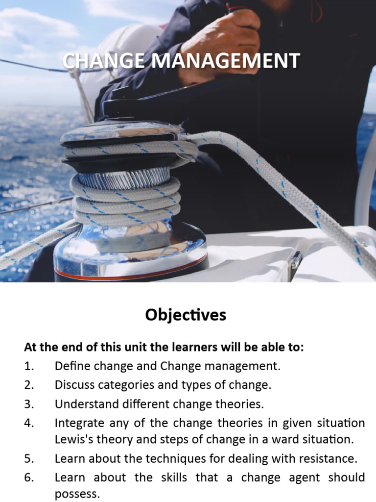 Change Management in Nursing Practice | PDF | Change Management | Power ...