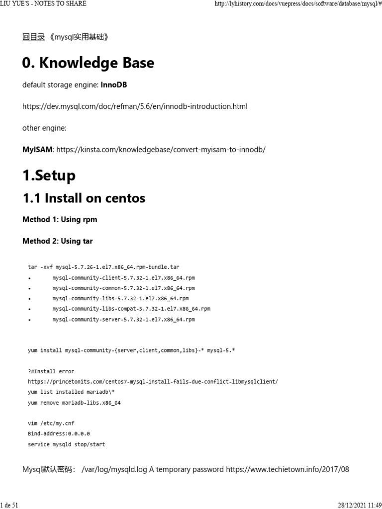 My SQL | PDF | Replication (Computing) | Database Transaction