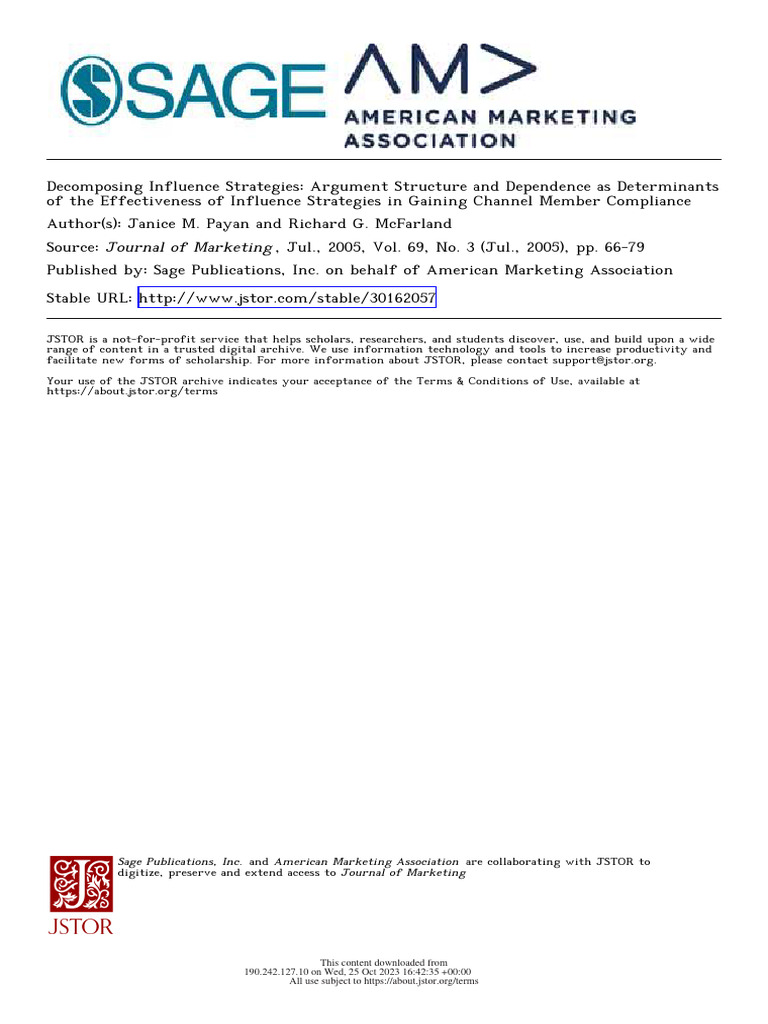 Persuasion Scale | PDF | Theory | Attitude (Psychology)