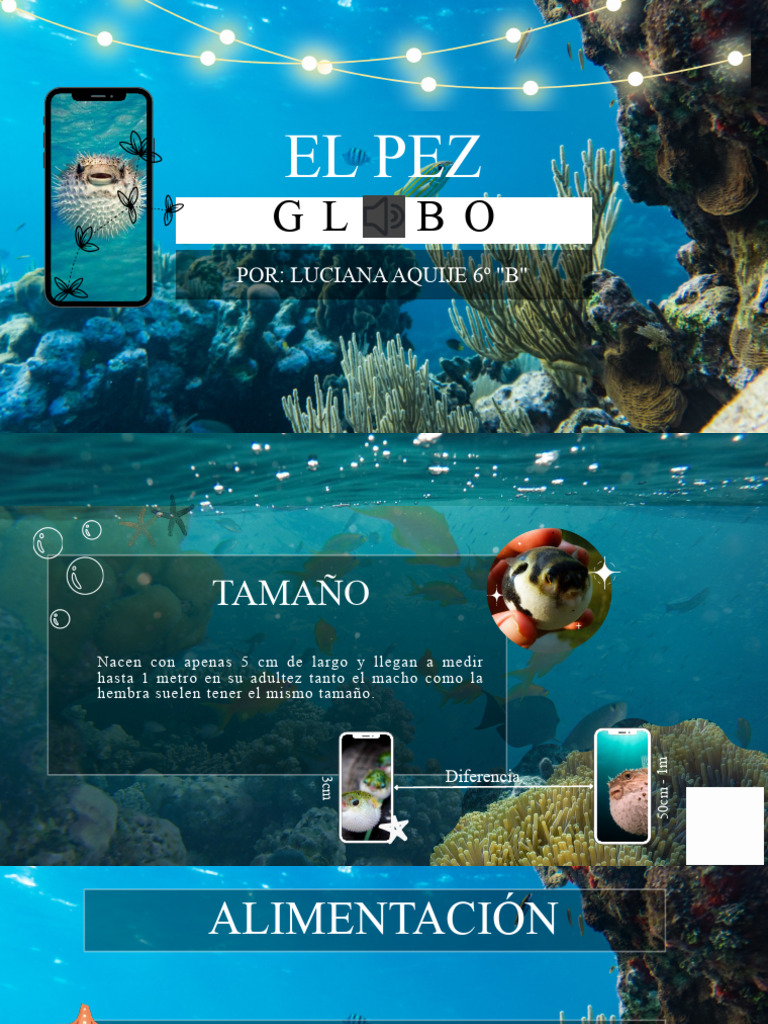 Ecosistema Acuático Pez Globo | PDF