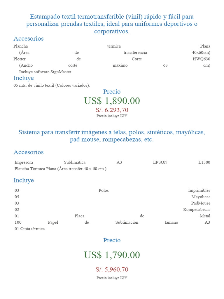 Estampado Textil Termotransferible y Sublimado | PDF | Equipo | Diseño ...
