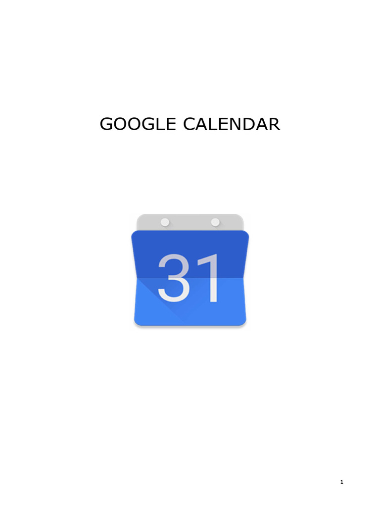 Guía Google Calendar | PDF