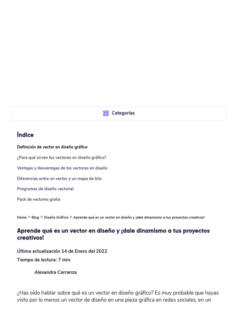 ¿Qué Es Un Vector en Diseño - ¡Logra Los Mejores Gráficos! | PDF