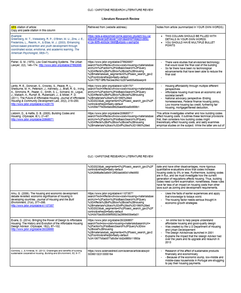 Literature Review | PDF
