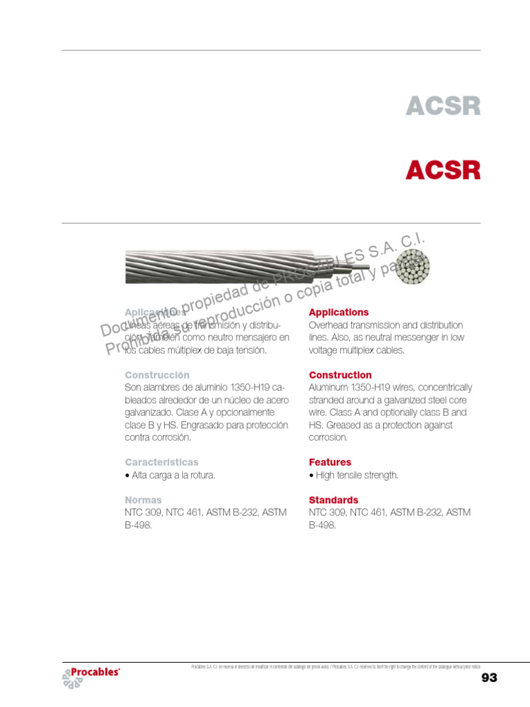 1350-ACSR - PDF - Adobe Acrobat Professional | PDF | Elementos químicos | Ciencias fisicas