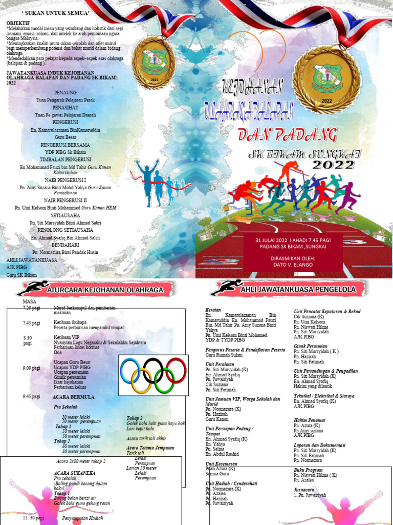 Buku Program Sukan SKB 2022 | PDF