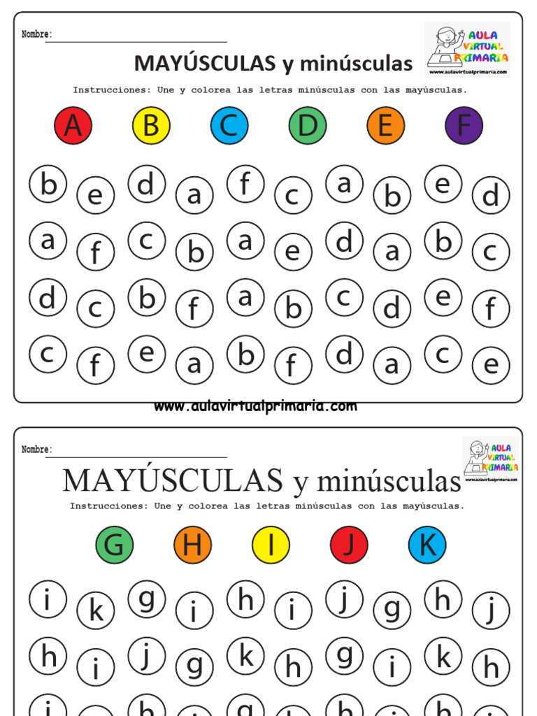 Mayusculas y Minusculas | PDF