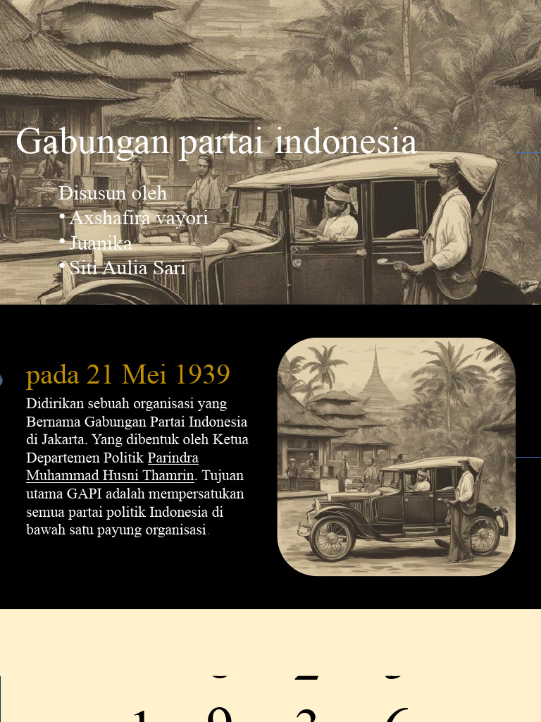 Gabungan Partai Indonesia GAPI | PDF