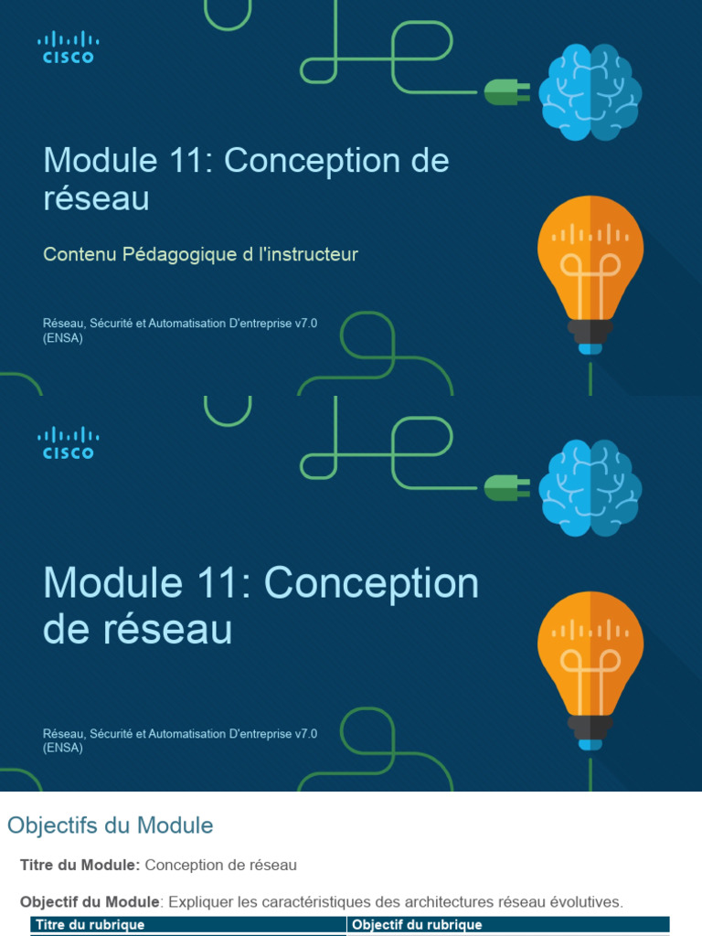 ENSA Module 11 | PDF | Ethernet | Commutateur réseau