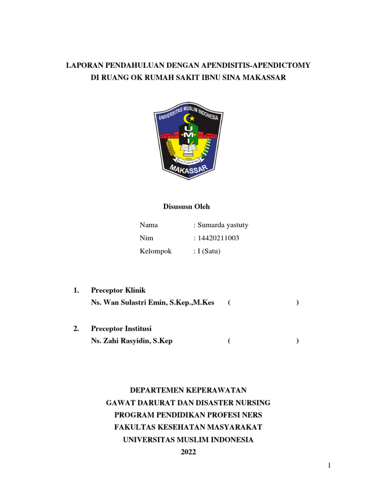 LP APENDEKTOMY Tuty | PDF