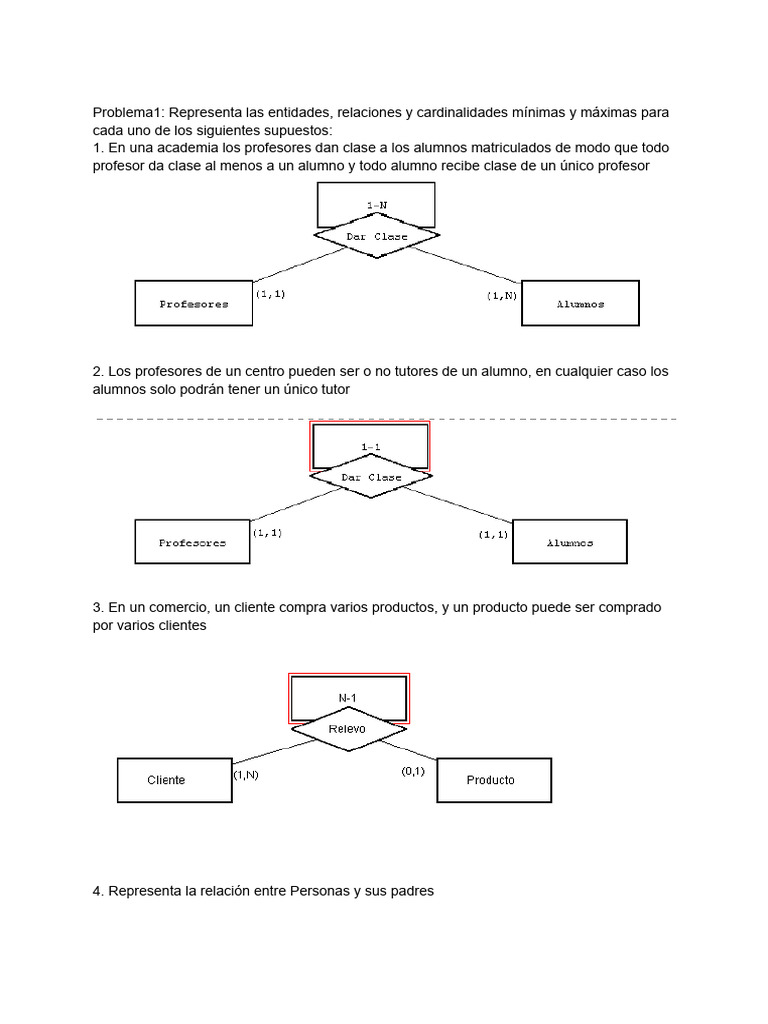 Ejercicios Tema 1-1 | PDF | Maestros
