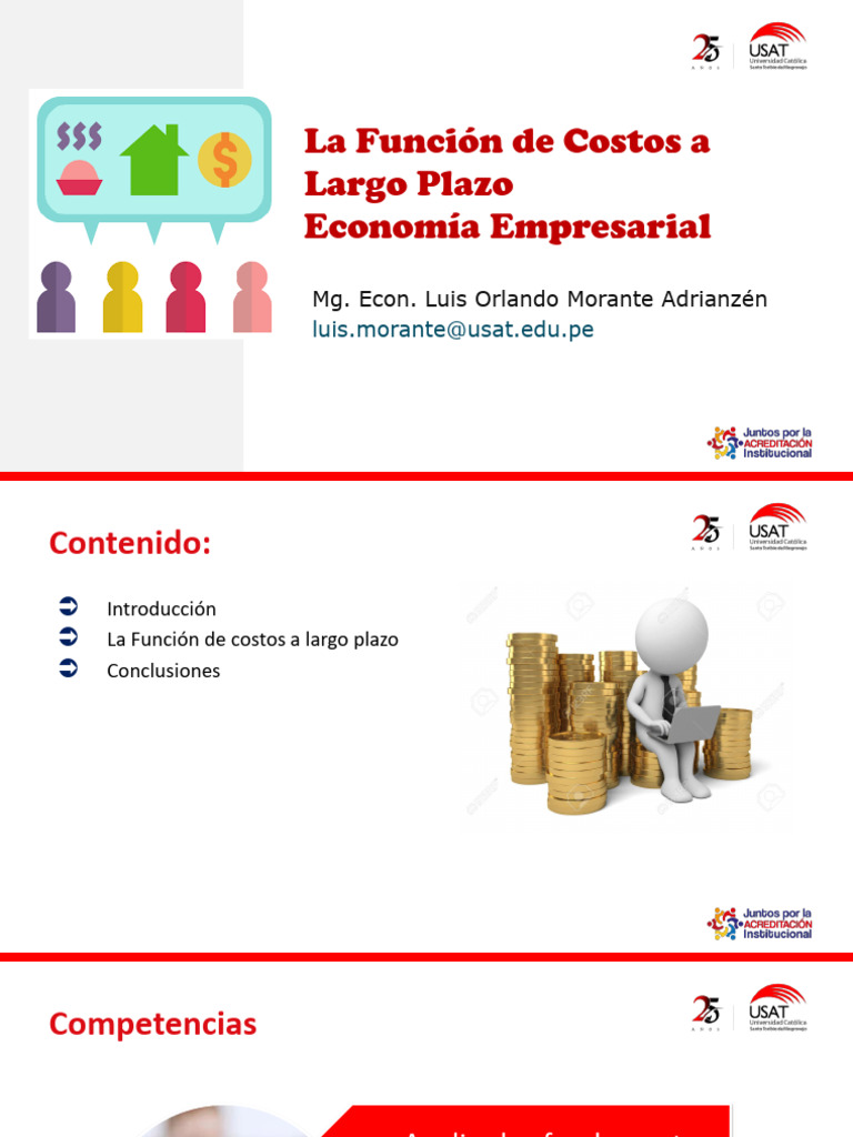 Sesión 15 La Función de Costos A Largo Plazo | PDF | Economías de escala | Business