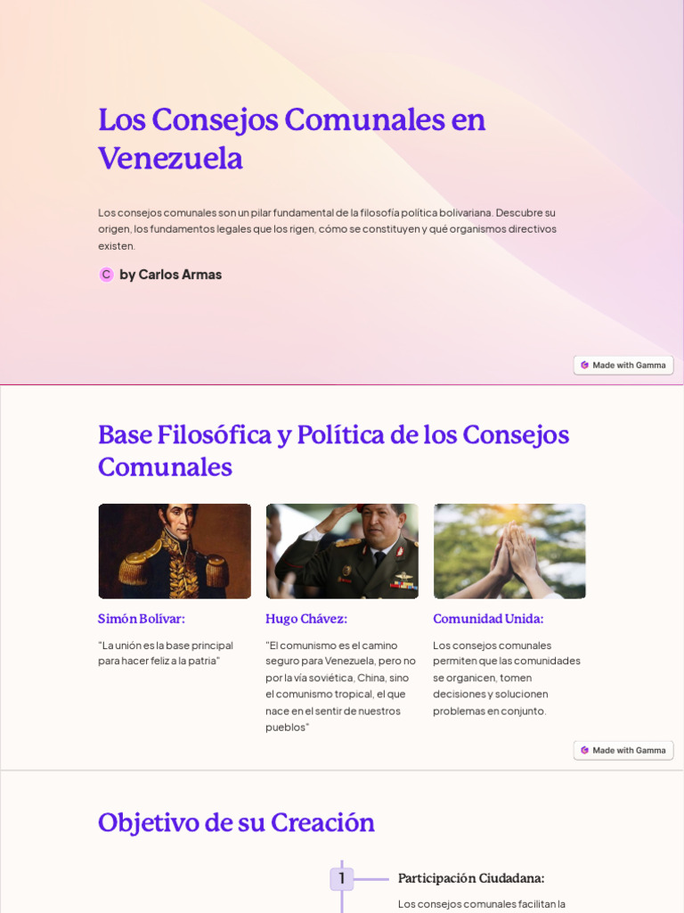 Consejos Comunales en Venezuela: Claves y Funciones | PDF | Política