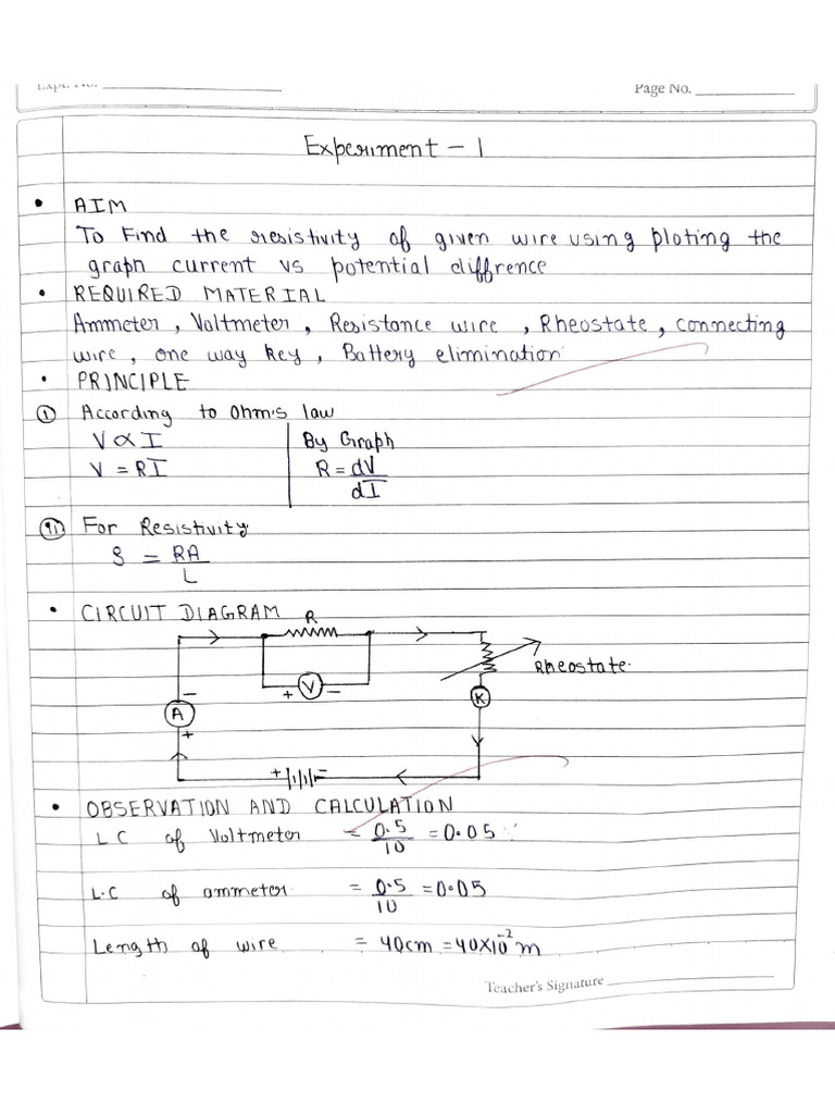 Physics Experiment | PDF