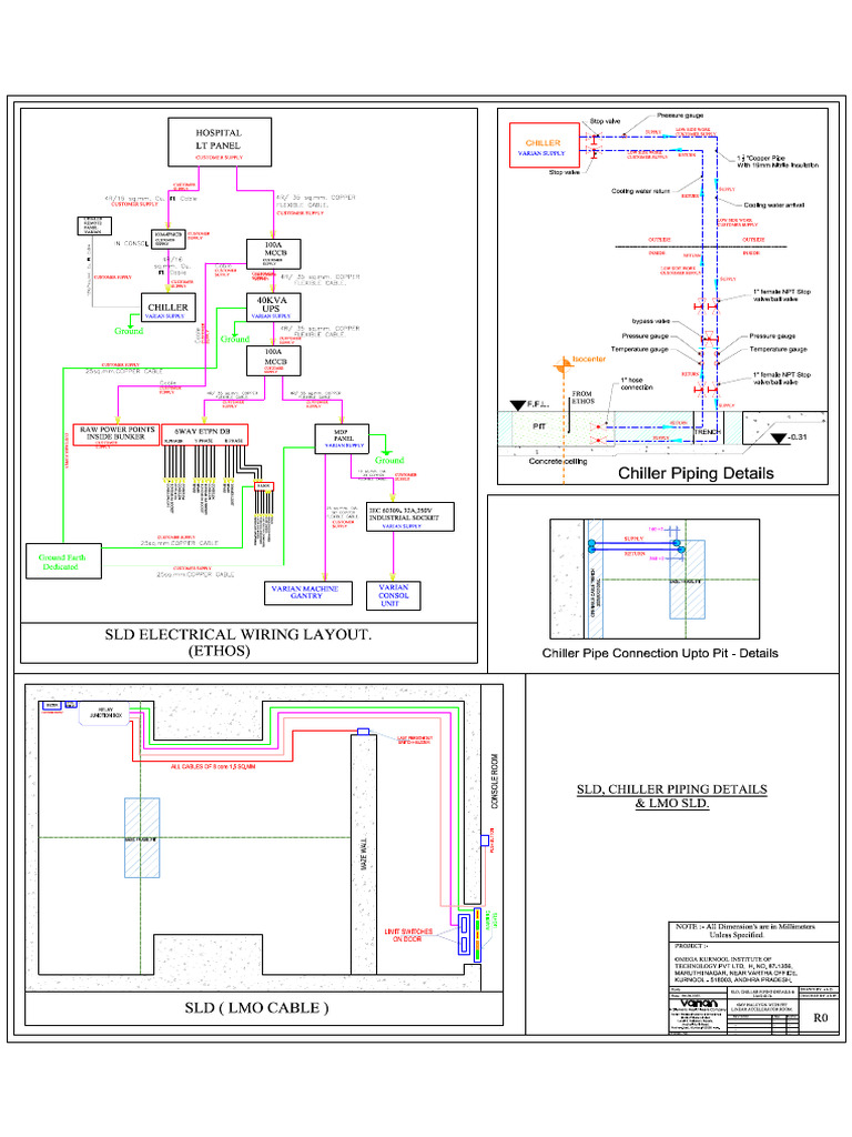 SLD, Chiller Piping Details & Lmo Sld. | PDF