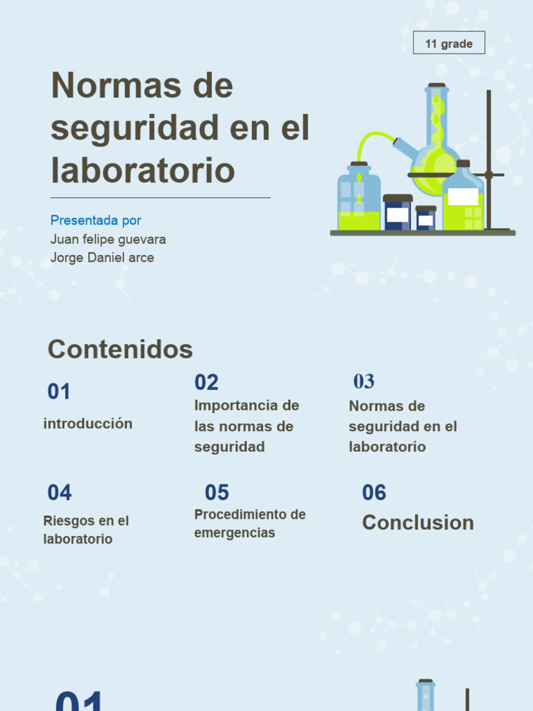 Exposicion Normas de Seguridad en El Laboratorio 2.0 | PDF ...