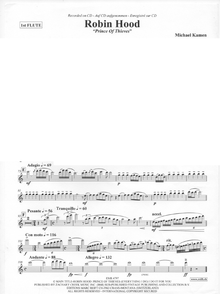 13.kamen Michael - Robin Hood (Set) | PDF