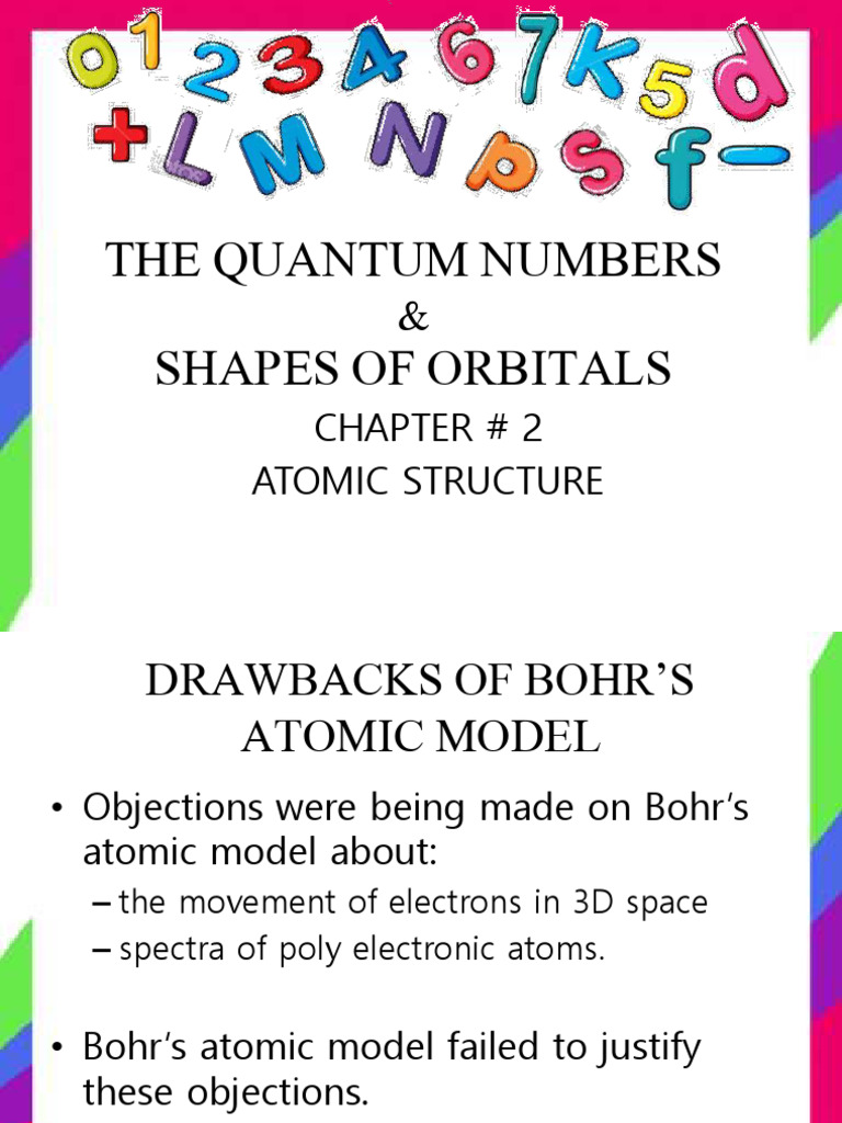 Quantum Numbers and Shapes of Orbitals | PDF | Atomic Orbital | Electron