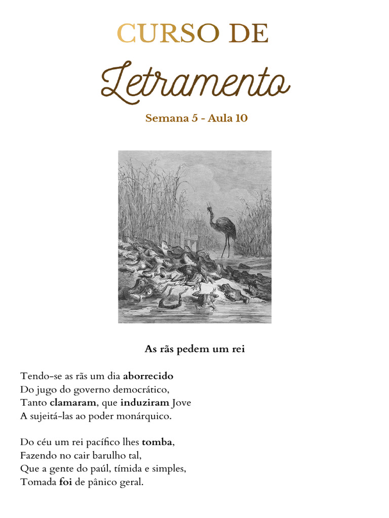 Rãs Pedem Rei e Enfrentam Consequências | PDF