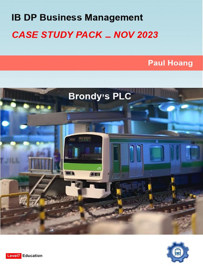 Case Study Pack - November 2023 - Brondy's PLC - Paul Hoang | PDF ...