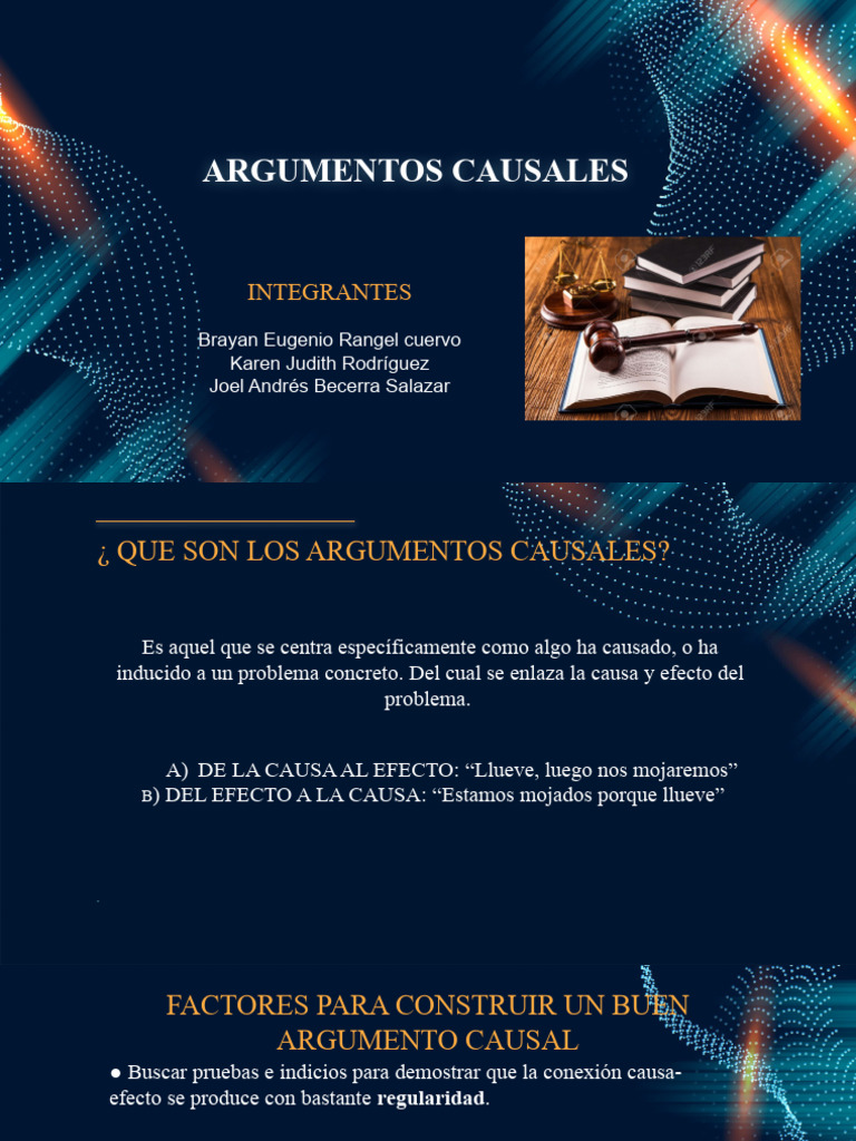 Argumentos Causales 11 | PDF