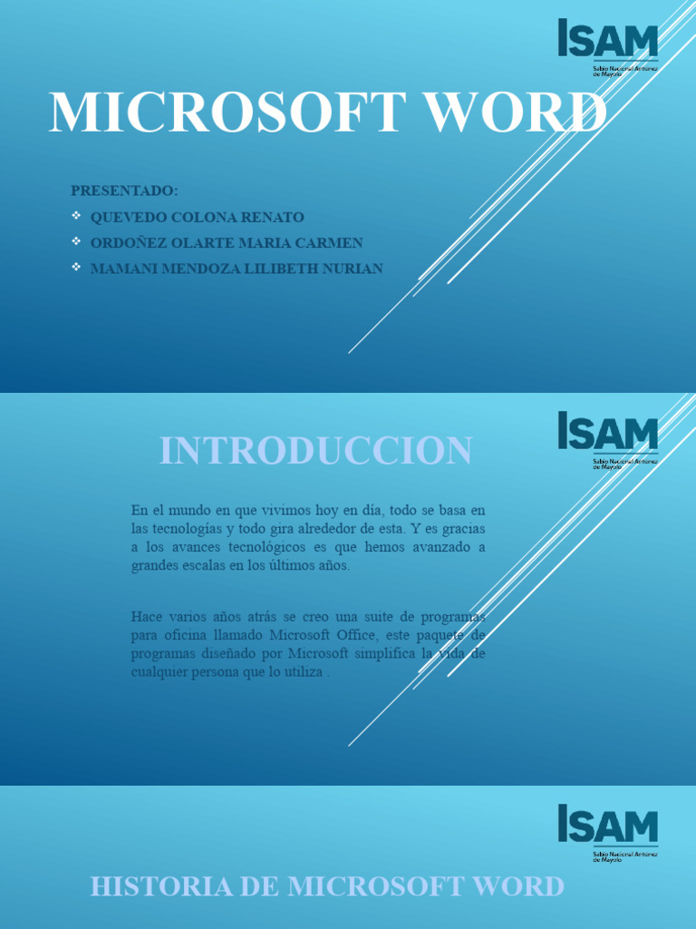 Exposicion Word | Descargar gratis PDF | Microsoft Word | Microsoft Windows