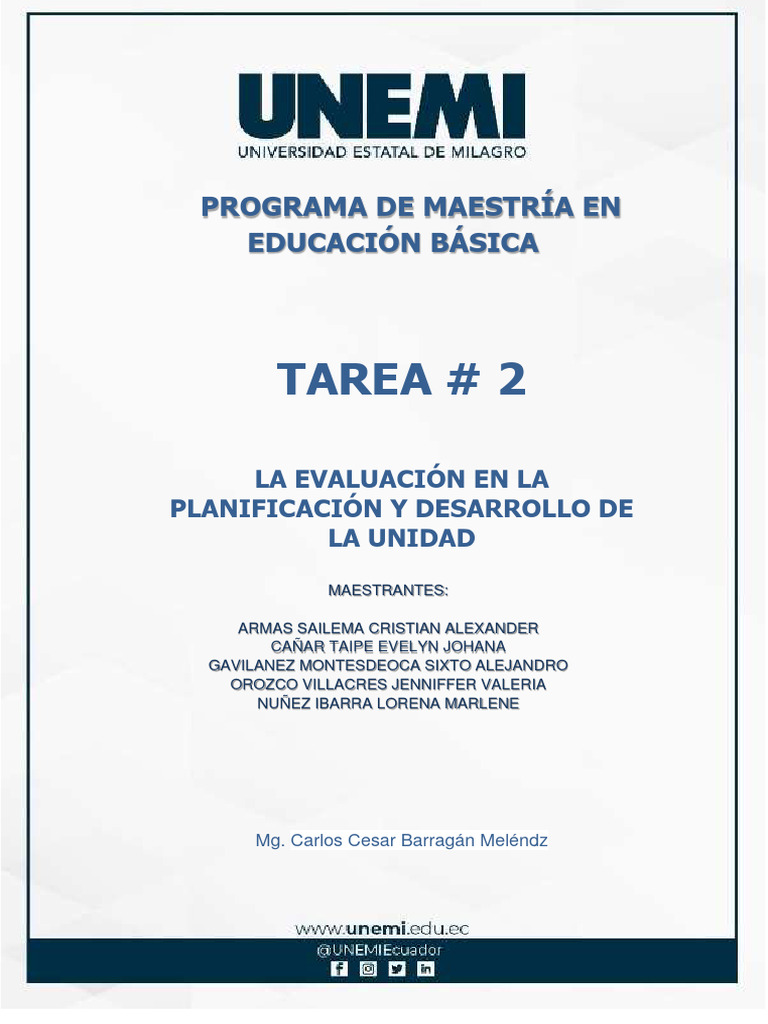 Tarea Unidad 2 Grupo 9 Modulo 5 | PDF | Ecología | Organismos