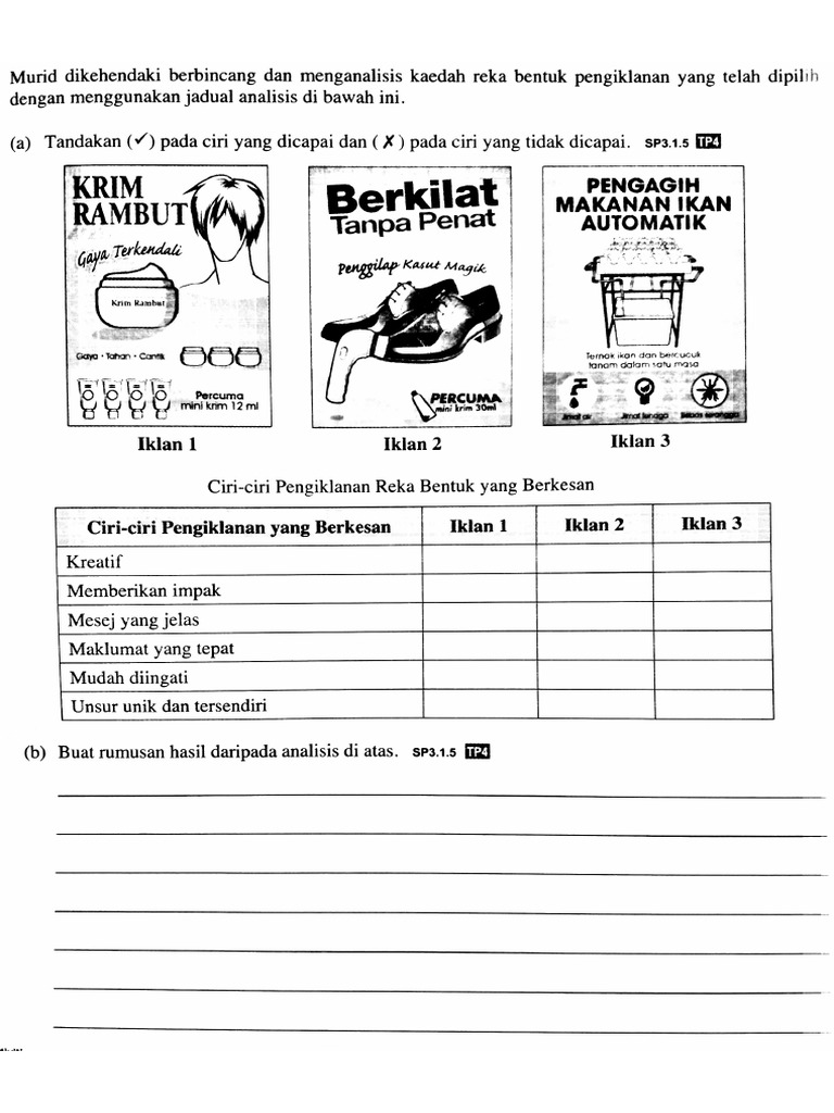 RBT t3 Latihan Iklan | PDF