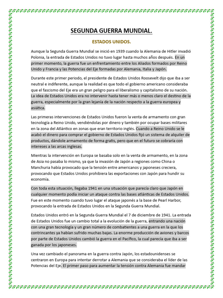 SGM Informacion | PDF | Aliados de la Segunda Guerra Mundial | Segunda Guerra Mundial