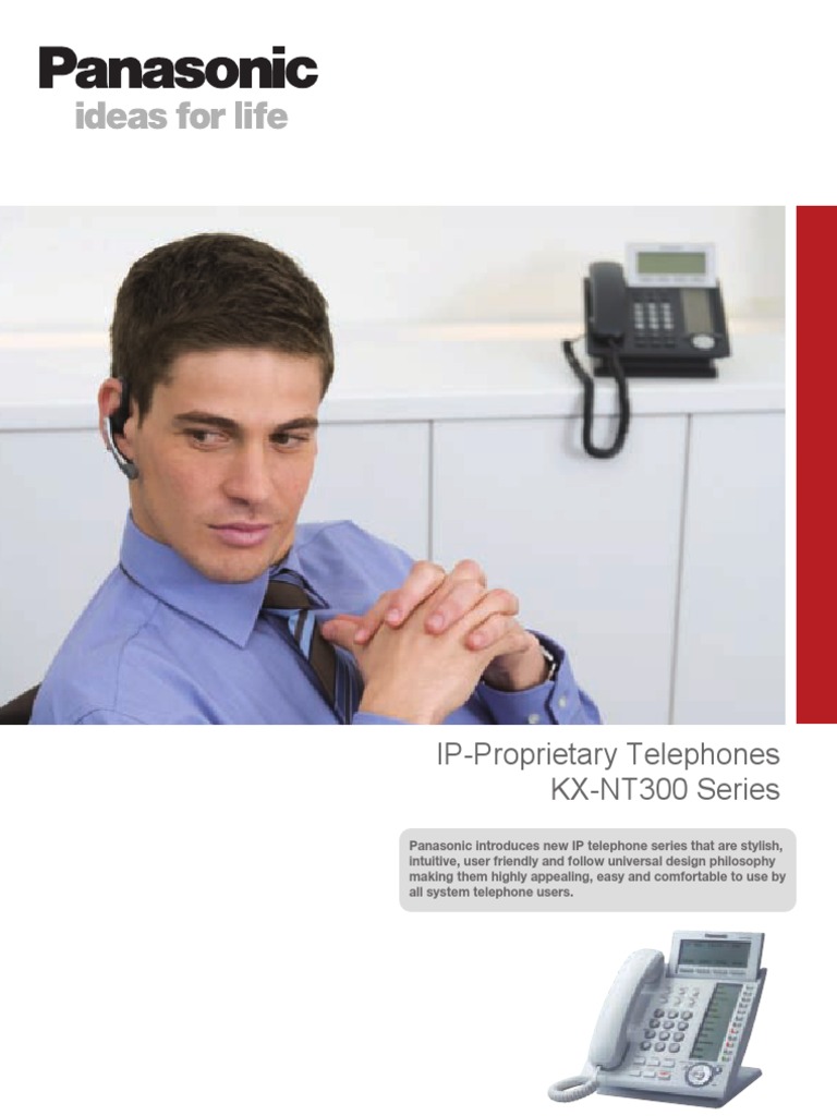 Panasonic KX-NT300 Series IPKeyphones | PDF | Telephone | Peer To Peer