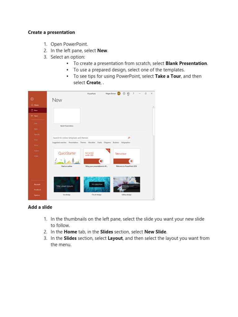 Create A Presentation Pdf