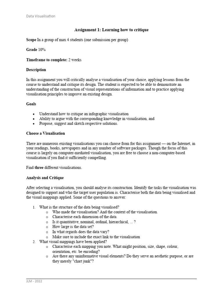 Assignment 1 - 2023 Critique | PDF | Cognitive Science | Cognition