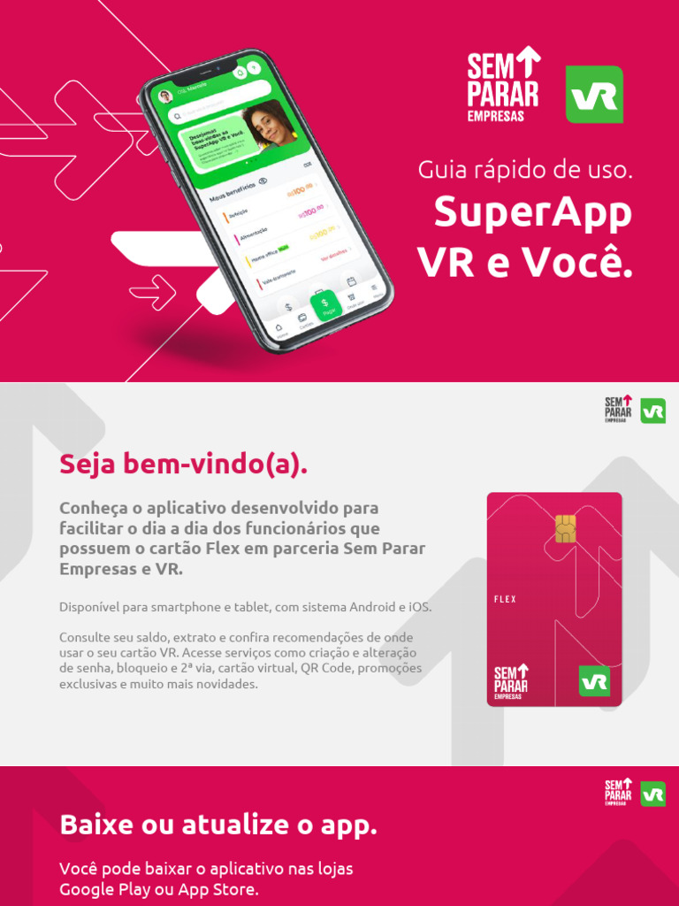Guia Superapp VR | PDF | Aplicativo para celular | Senha