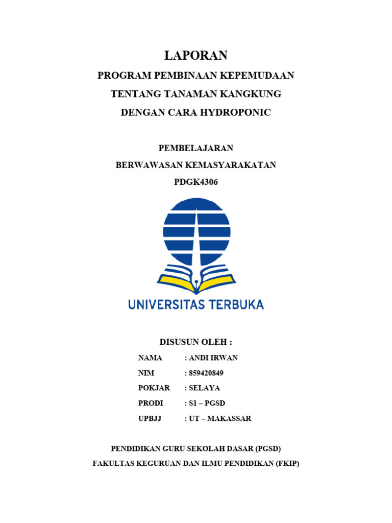 Laporan PBK Ut | PDF