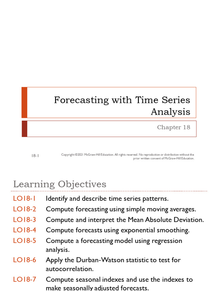 Lind 18e Chap018 PPT | PDF | Forecasting | Seasonality