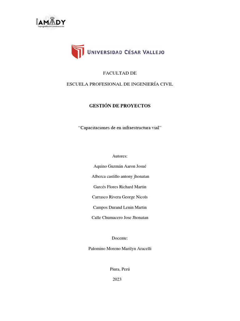 Estructura Trabajo Final - Gestion de Proyectos | Descargar gratis PDF | Gestión estratégica ...