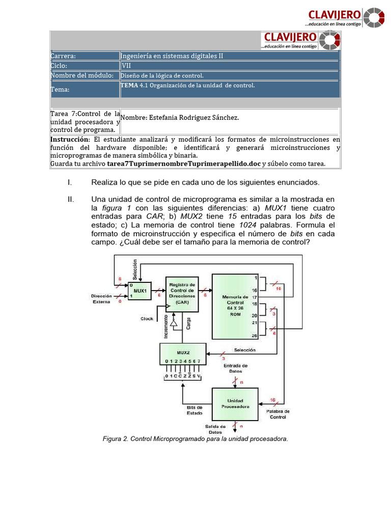 Control de Unidad Procesadora en Microprogramas | PDF | Puerta lógica ...