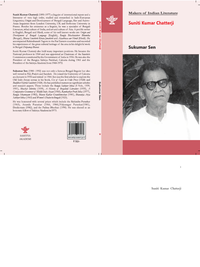 Suniti Kumar Chatterji | PDF