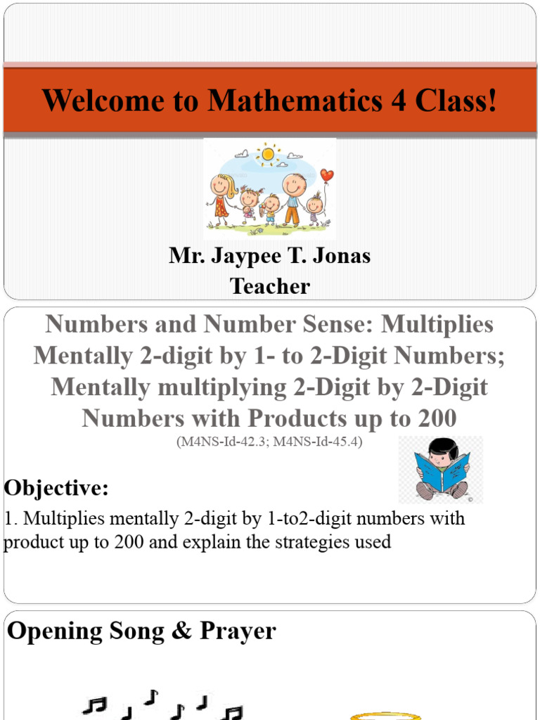 Mathematics 4 Lesson 4 | PDF